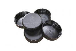 Schroefdop, DIN45,PP kunststof, zwart, zonder inlage | 43.032645 | Van ...