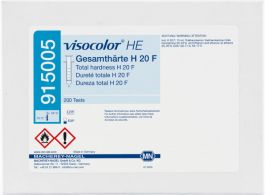 VISOCOLOR test kit, totale hardheid, 0.5 - 20 dH, VE= 200 tests | 22. ...